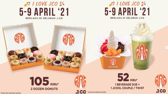 UPDATE PROMO JCO 6-9 April 2021, 2 Lusin Donat JCO 105 Ribu & 2 JCOFFEE ...