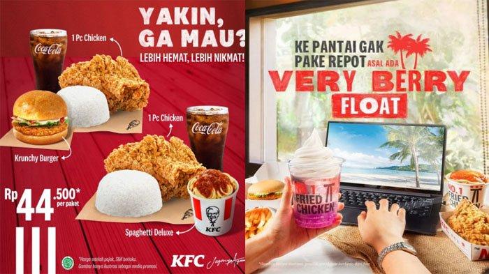Promo KFC 27 Februari 2022, Super Besar Spaghetti Deluxe Krunchy Burger ...