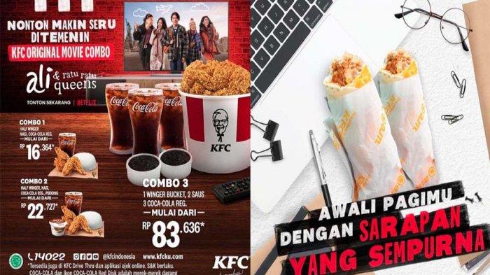 PROMO KFC Akhir Pekan 27 Juni 2021, Nikmati Menu Riser hingga KFC Orginal Combo di KFC Terdekat ...