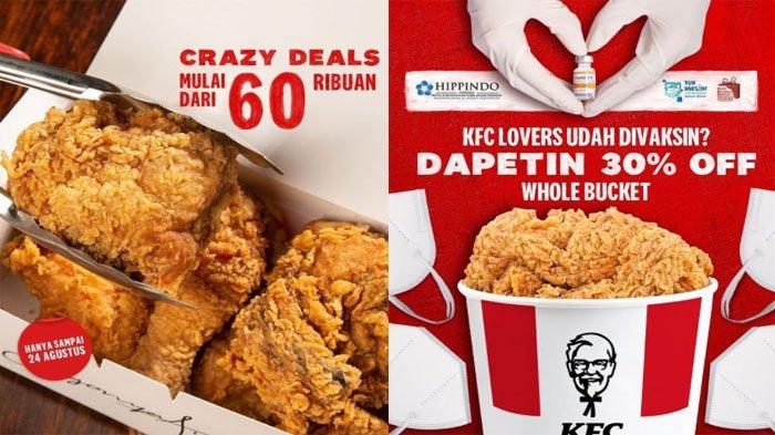 PROMO KFC Hari Ini 24 Agustus 2021, Crazy Deal Mulai 60 Ribuan hingga ...