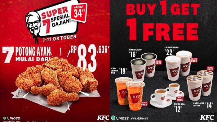 PROMO KFC Oktober 2020, Super 7 Spesial Gajian Rp 83 Ribu hingga Promo ...