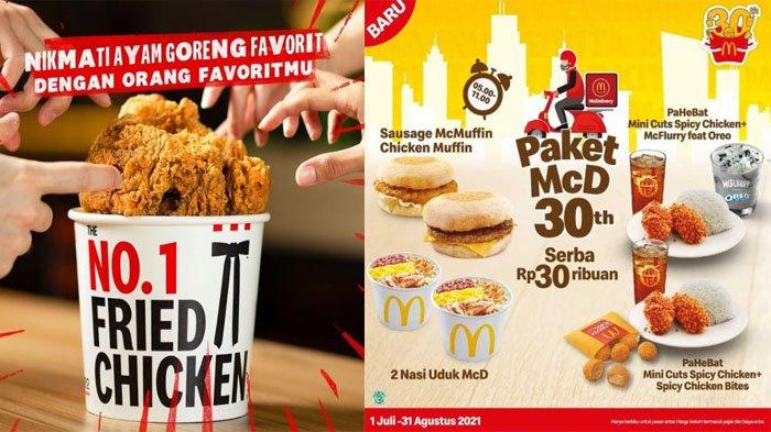 PROMO MAKANAN Hari Ini 5Juli 2021, Nikmati Promo McD KFC BreadTalk ...