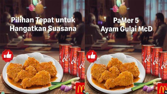Promo McD Hari Ini 2 Januari 2022, Harga Hemat Paket PaMer 5 Ayam Gulai ...