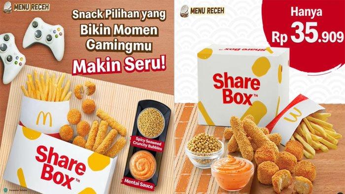PROMO McD Hari Ini 21 November 2021, Paket Hemat Share Box McD & PaMer 5 Ayam Gulai McD ...