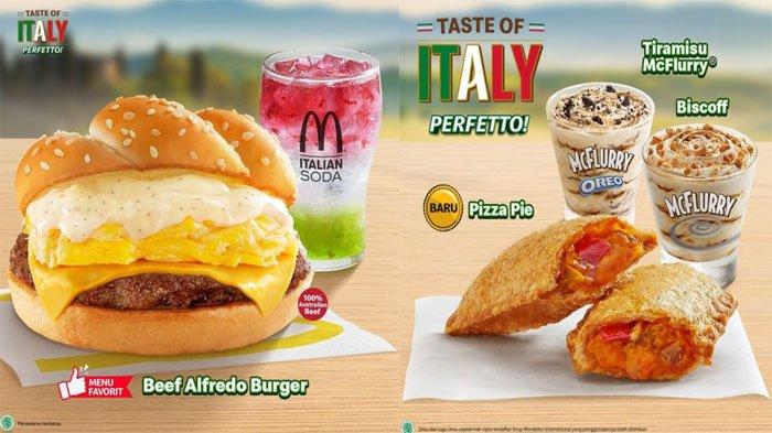 PROMO McD Hari Ini 27 Oktober 2021, Menu Terbaru Beef Alfredo Burger ...