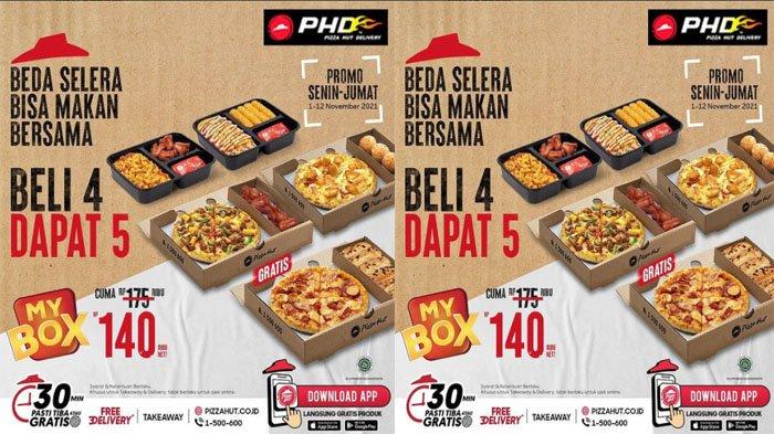PROMO PHD Pizza Hut Delivery 1 November 2021, Beli 4 Gratis 1 My Box ...