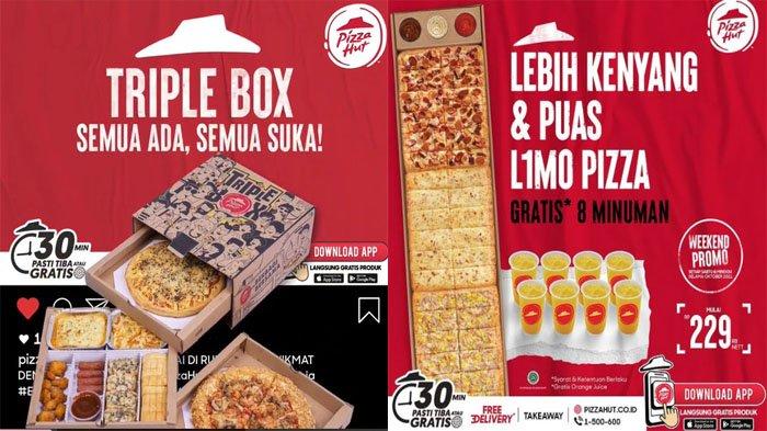 PROMO PIZZA HUT Hari Ini 31 Oktober 2021, Promo Weekend Triple Box L1mo ...