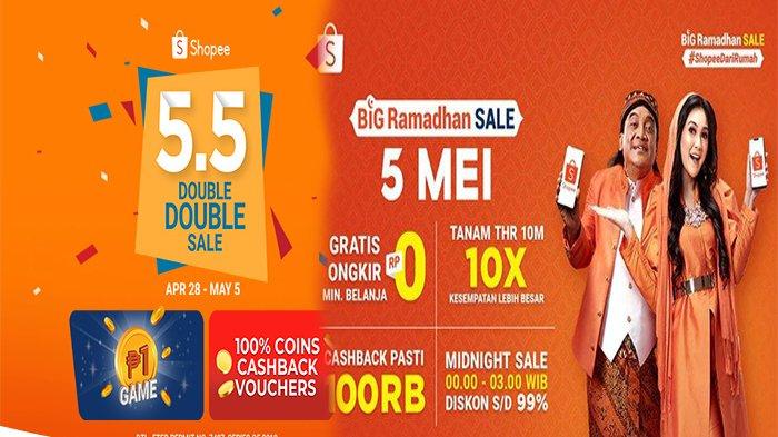 PROMO Shopee 5.5, Belanja Rp 0 Gratis Ongkir, Jangan Lewatkan ...