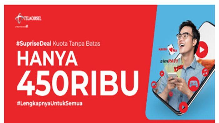 Promo Telkomsel Surprise Deal Cashback Rp 5 Ribu dan Kuota Tanpa Batas ...