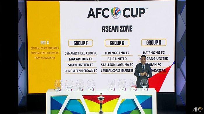 Jadwal Kick Off AFC Cup 2023-2024 Lengkap Pembagian Grup Zona Asean ...