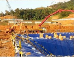 Gambaran Progress Proyek Kalbar-1 di Desa Karimunting Bengkayang ...