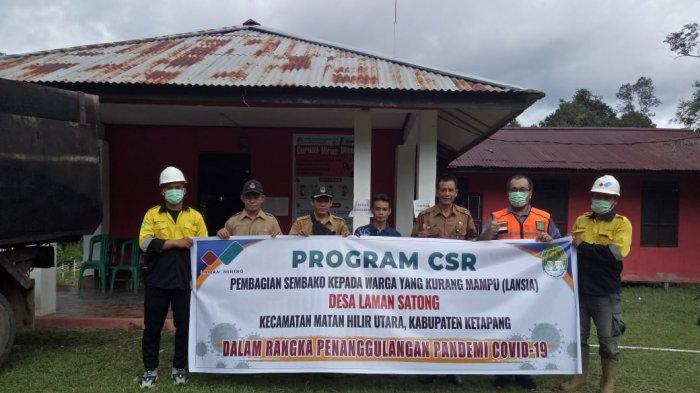 PT Laman Mining Salurkan Bantuan CSR pada Warga Tidak Mampu di Tengah ...
