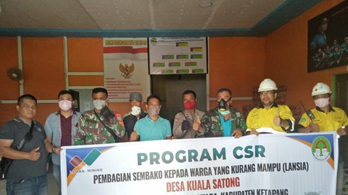PT Laman Mining Salurkan Bantuan CSR pada Warga Tidak Mampu di Tengah ...