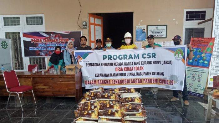 PT Laman Mining Salurkan Bantuan CSR pada Warga Tidak Mampu di Tengah ...