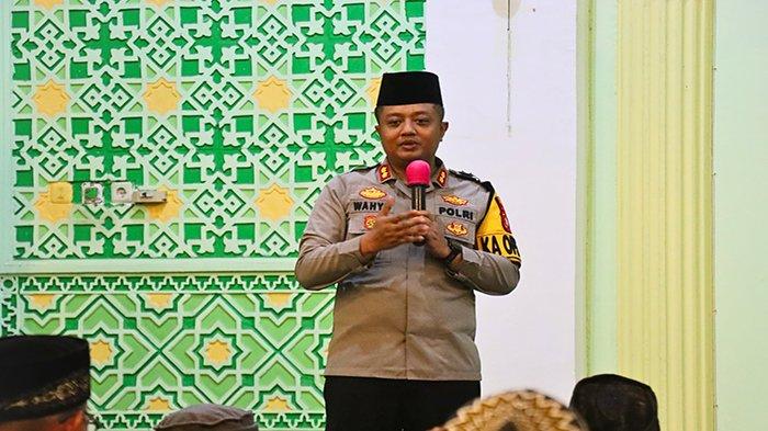 Kapolres Wahyu Safari Ramadhan Sampaikan Pesan Kamtibmas - Tribunpontianak.co.id