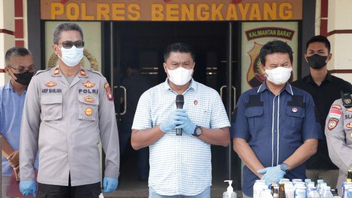 Polres Bengkayang Musnahkan Barang Bukti Hasil Operasi Pekat Kapuas 2022 - Tribunpontianak.co.id