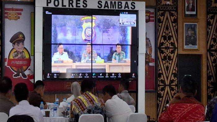 Polres Sambas Rakor Lintas Sektoral Pengamanan Imlek dan Cap Go Meh 2025 - Tribunpontianak.co.id