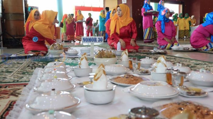 Festival Saprahan Melayu Kota Pontianak di Hari Jadi Kota Pontianak ke ...
