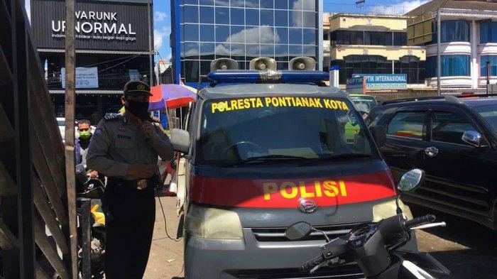 Satbinmas Polresta Pontianak Sosialisasi Pencegahan Covid-19 Melalui Penerangan Keliling ...