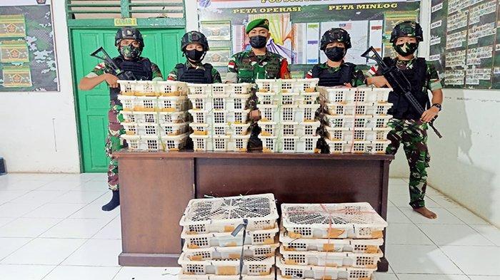 Satgas Pamtas Yonif Mekanis 643/Wns Kembali Mengamankan Satwa Liar Ilegal di Perbatasan ...