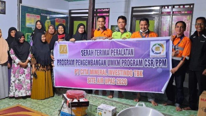 Bantu Majukan Ekonomi Masyarakat, PT CMI Serah Terima Peralatan UMKM ke ...