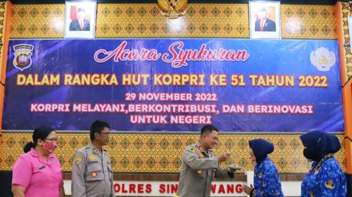 Polres Singkawang Menggelar Acara Syukuran Dalam Rangka HUT Korpri ke-51 - Tribunpontianak.co.id