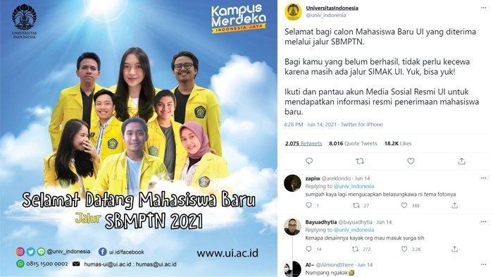 Poster UI yang Viral Mirip Poster Sinetron ! Netizen Heboh, Penjelasan ...
