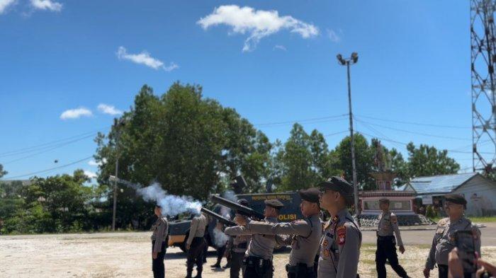 Sat Samapta Polres Sanggau Gelar Latihan Menambak untuk Persiapan ...