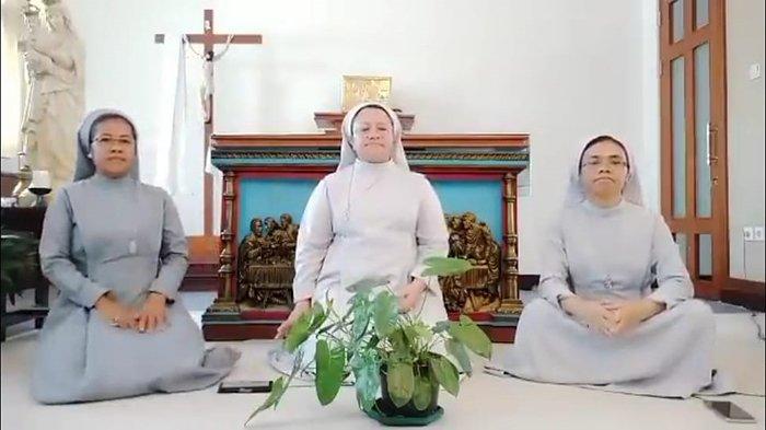 Video 3 Suster Katolik Nyanyikan Lagu Selamat Idulfitri Viral, Gubernur ...