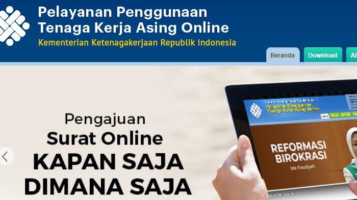 TKA Online Kemnaker Login tka-online.kemnaker.go.id , Cek Syarat RPTKA dan Dokumen RPTKA ...