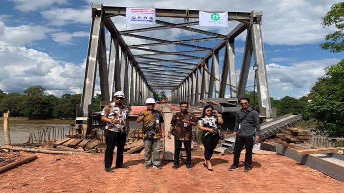 TP3D Melawi Tinjau Progres Pembangunan Jembatan Melawi II ...