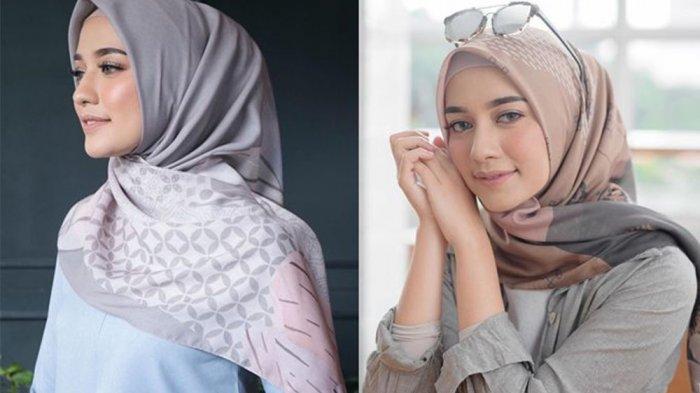 Trend Hijab 2020, Kerudung Segi Empat Inspirasi Tampil Anggung saat Lebaran - Tribunpontianak.co.id