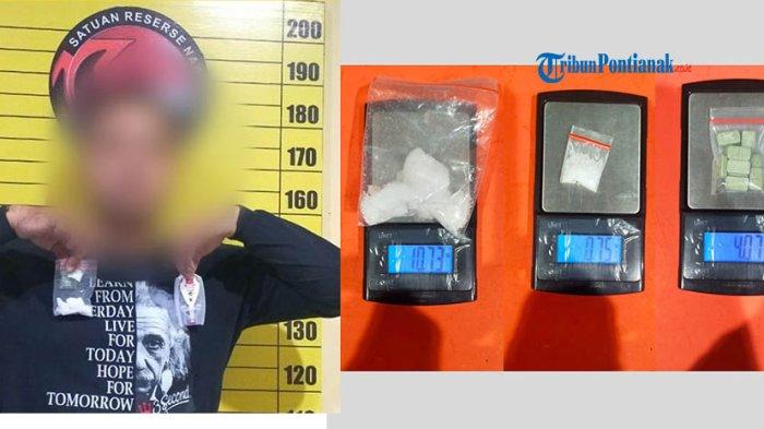 Polres Kubu Raya Berhasil Bekuk Pengedar Narkoba, Ini Barang Bukti yang Sita - Tribunpontianak.co.id