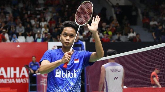 HASIL Anthony Sinisuka Ginting vs Viktor Axelsen Live Semifinal Thailand Open 2021 Badminton ...