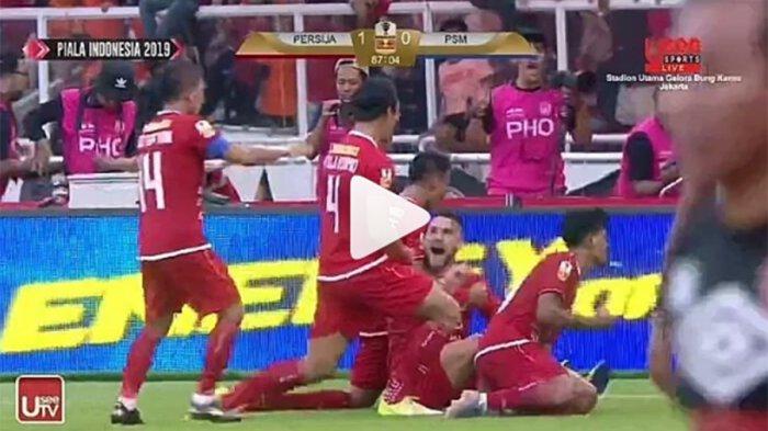 VIDEO: Cuplikan Gol Ryuji Utomo di Final Piala Indonesia Persija Vs PSM, Misi Balas Dendam Leg ...