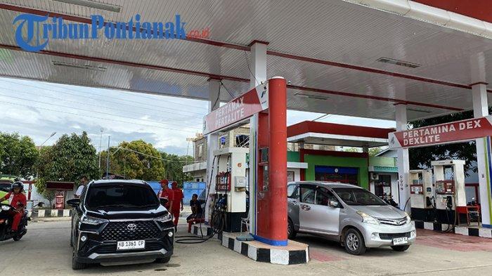 SPBU Sungai Wie Singkawang Tengah Sudah Lakukan Tahap Uji Coba QR Code - Tribunpontianak.co.id