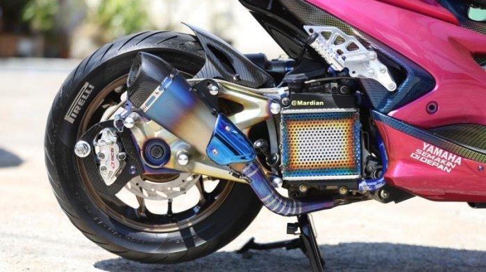Modifikasi Aerox 155 Street Racing Pink, Jadi Lebih Kekar ...