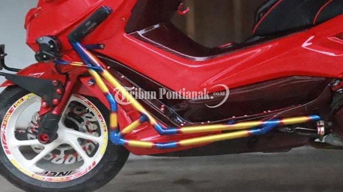 Nmax Berwajah Monster Ferrari - Tribunpontianak.co.id