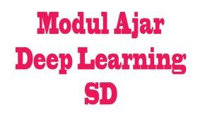 MODUL Ajar Deep Learning MTK Matematika SD Kelas 1 Contoh Susunan ...