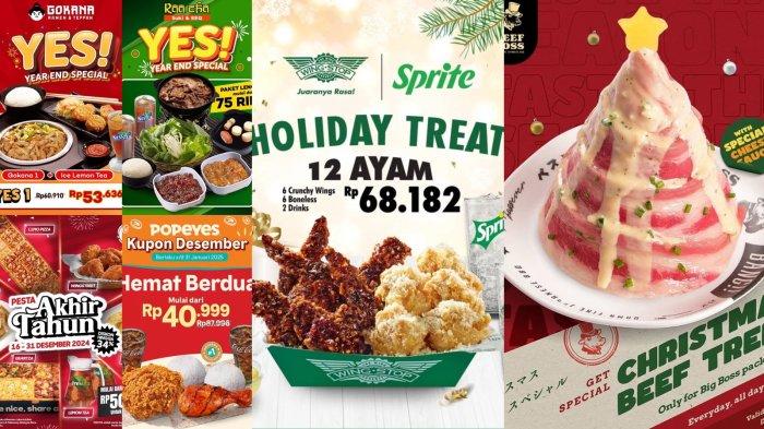 7 Promo Makanan dan Minuman selama Akhir Tahun 2024 dan Awal Tahun 2025 ...
