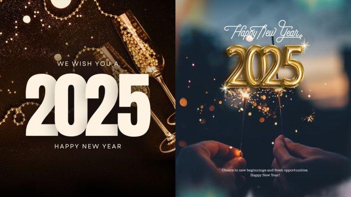 20 Link Download Poster Selamat Tahun Baru 2025, Lengkap dengan Cara Membuatnya - Tribunpriangan.com