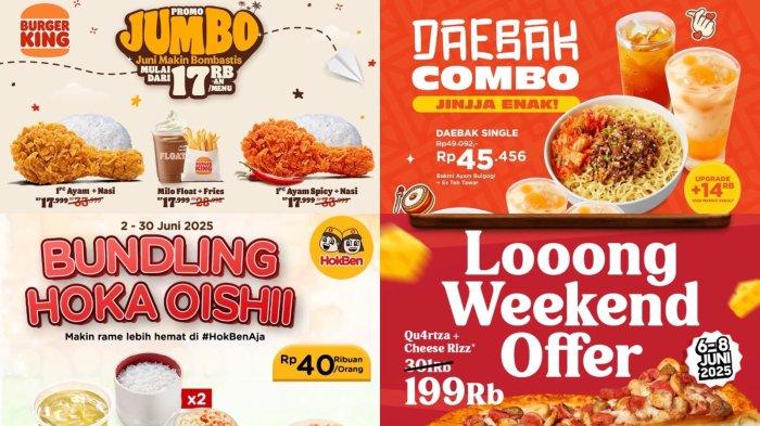 5 Promo Diskon Makanan Akhir Juni 2025, Cocok Untuk Habiskan Libur ...