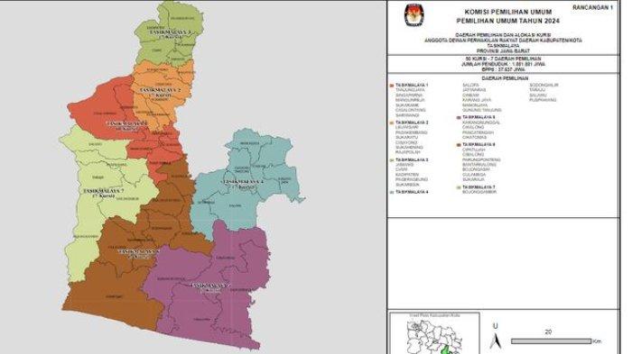 Daftar Caleg DPRD Kabupaten Tasikmalaya dengan Suara Terbanyak di 7 Dapil, Istri Bupati Ade ...