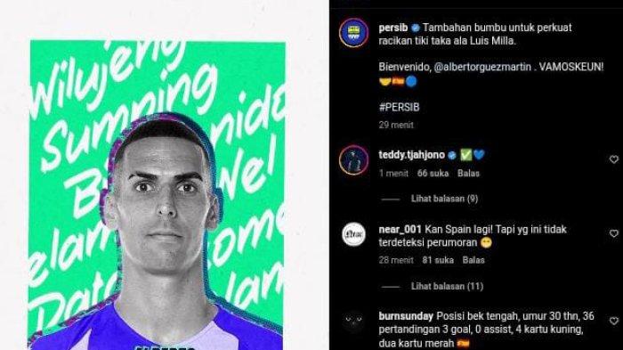 Ini Dia Benteng Baru Persib Bandung asal Spanyol, Alberto Rodriguez ...