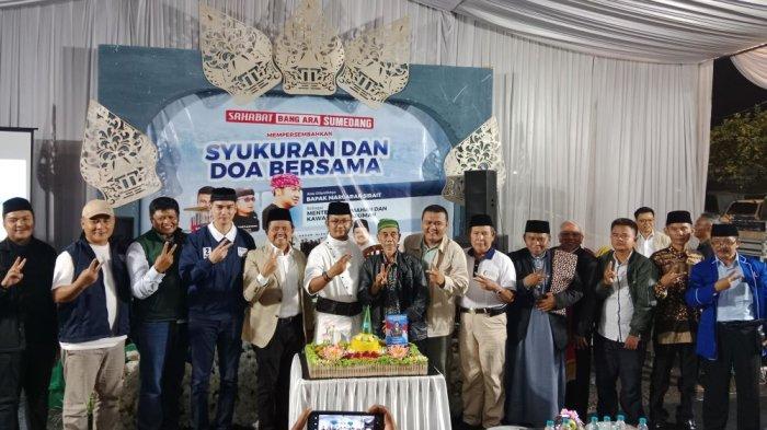 Dony-Fajar dan Sahabat Bang Ara Sumedang Syukuran Maruarar Sirait Jadi ...
