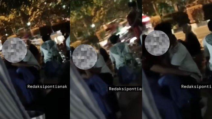 Sejoli Bermesraan di Ruang Publik Kawasan Pontianak Viral di Medsos, Warganet: Kurang Moral ...