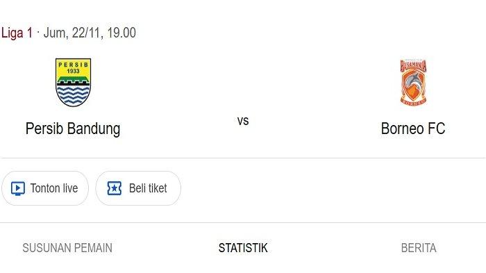 Persib Bandung vs Borneo FC, Pertemuan Dua Tim yang Belum Terkalahkan ...