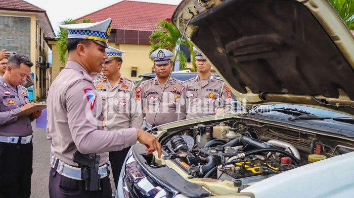 Jelang Operasi Ketupat Lodaya, Kendaraan Dinas Polisi Diperiksa, Kasatlantas: Jangan Asal ...