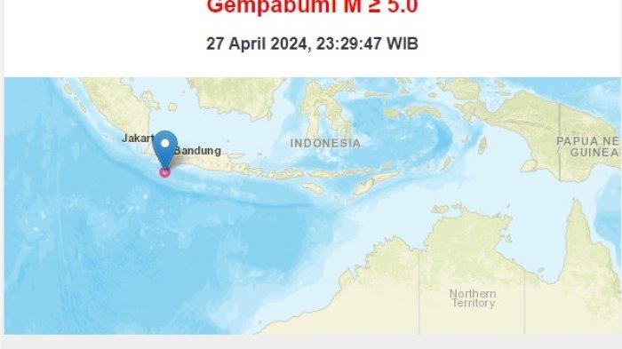BREAKING NEWS! Gempa Bumi Magnitudo 6.5 Guncang Garut, Dirasakan Dua Kali - Tribunpriangan.com