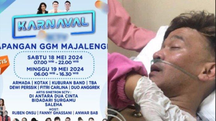 Acara Ngehost Ruben Onsu, Sebelum Ngedrop dan Harus Dilarikan ke RSUD Majalengka ...